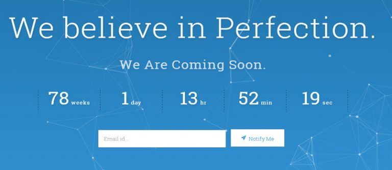 Free HTML5 & CSS3 Responsive Coming Soon Template (18 Pre-Made Variants ...