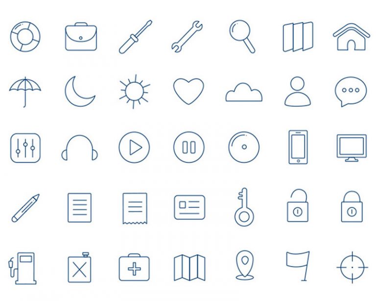 50 Free UI Kits, Icons and Fonts for Designers - Designbeep