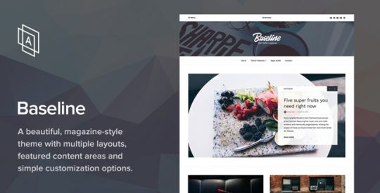 Baseline - Magazine WordPress Theme With Multiple Layouts - Designbeep