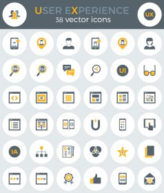 38 Free User Experince Icons (EPS, AI, PNG, SVG) - Designbeep