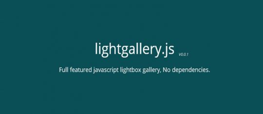 Lightgallery.js - Full featured JavaScript image & video gallery - Designbeep