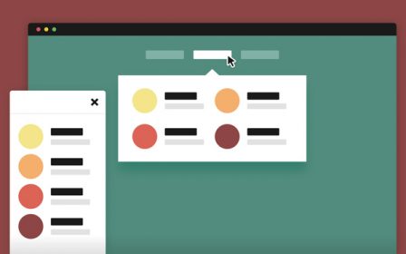 Morphing Navigation Dropdown Tutorial - Designbeep