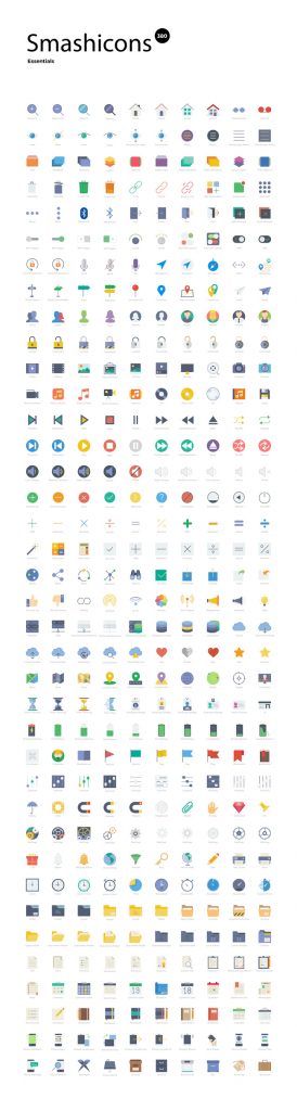 380 Free Flat Style Icons From Smashicons (exclusive) - Designbeep