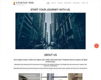 50 Best Startup WordPress Themes - Designbeep