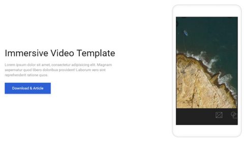 Video Template - A Full-screen Video Presentation For Mobile - Designbeep