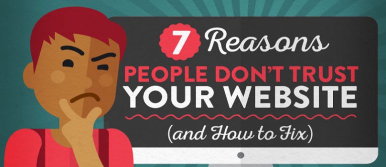 Reasons People Don’t Trust Your Website (Infographic) - Designbeep