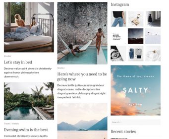 Salty - Responsive WordPress Blog Theme - Designbeep