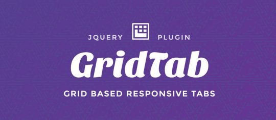 GridTab - A jQuery plugin to create grid based responsive tabs - Designbeep