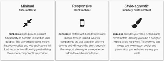 Mini.css - A minimal, responsive, style-agnostic CSS framework - Designbeep