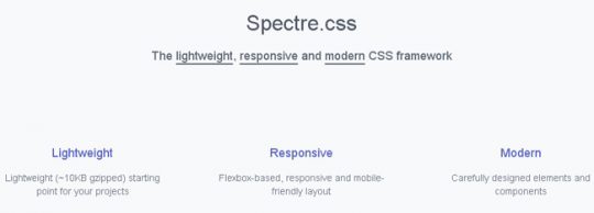 Spectre.css - A lightweight, responsive and modern CSS framework ... Spectre.css - A lightweight, responsive and modern CSS framework ...