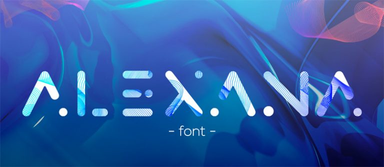 Fresh Free Font Of The Day : Alexana - Designbeep