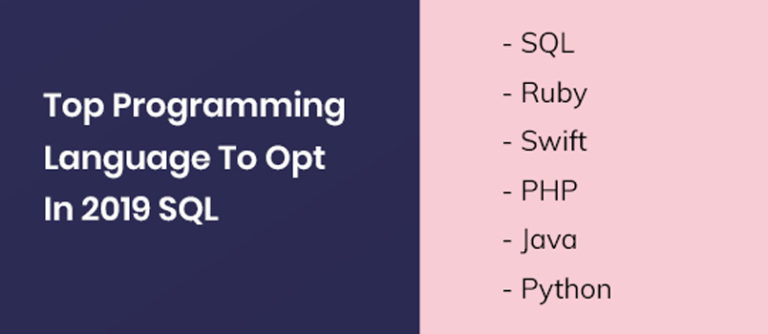 Top Programming Languages For Mobile App Development In 2019 - Designbeep