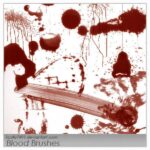 150 Free Photoshop Blood Brushes To Use In Your Artworks - Designbeep
