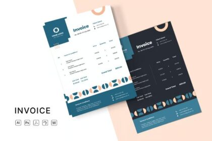 40+ Free And Pro Invoice Templates (easy to customize) 2025 - Designbeep