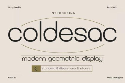 40 Best Modern Geometric Fonts (Free & Premium) 2026 - Designbeep
