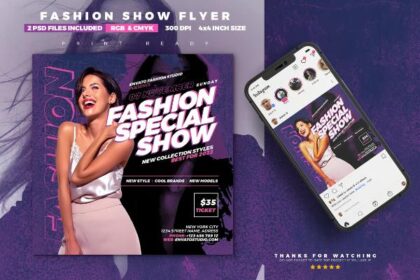 20+ Best Editable Fashion Event Flyer Templates (free & paid) 2026 ...