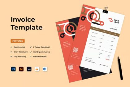 40+ Free And Pro Invoice Templates (easy to customize) 2025 - Designbeep