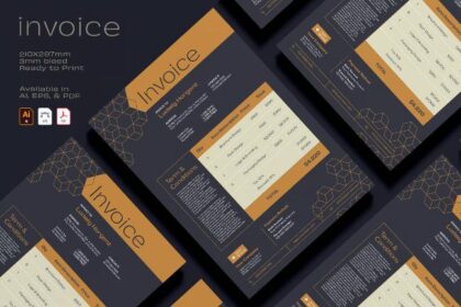 40+ Free And Pro Invoice Templates (easy to customize) 2025 - Designbeep