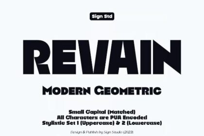 40 Best Modern Geometric Fonts (Free & Premium) 2026 - Designbeep