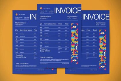 40+ Free And Pro Invoice Templates (easy to customize) 2025 - Designbeep