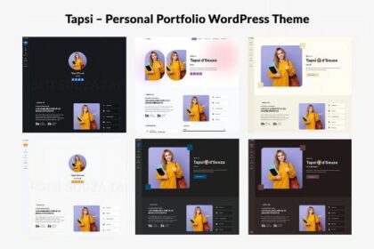 20 Free Handpicked Personal Portfolio Wordpress Themes 2025 - Designbeep