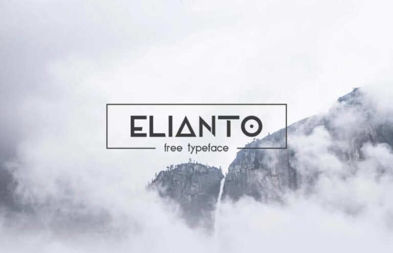 FREE Font Of the Day – Elianto (Personal And Commercial Use) - Designbeep
