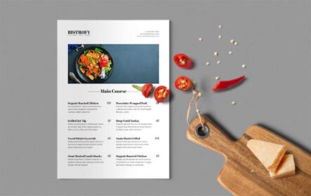 15 Free Adobe InDesign Menu Templates ( easy to edit ) - Designbeep