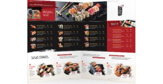 15 Free Adobe InDesign Menu Templates ( easy to edit ) - Designbeep