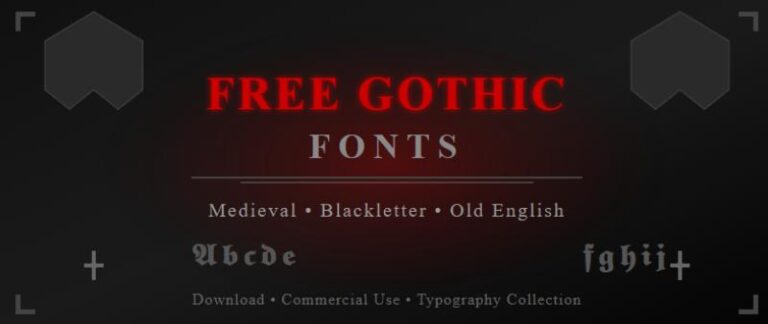 25 Best Free Gothic Fonts for Designers in 2025 - Designbeep