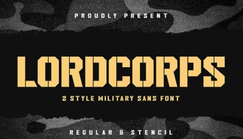 30 Best Free Army Fonts for Military-Themed Designs - Designbeep