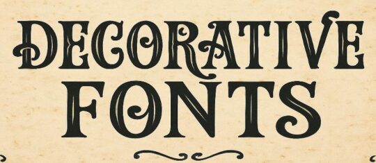 20 Free Decorative Fonts for Authentic Designs 2025 - Designbeep