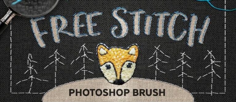 10 Sets Of Free Photoshop Stitch Brushes (100 Downloads) - Designbeep