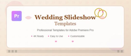 20 Free Wedding Slideshow Templates for Adobe Premiere Pro (Step by ...