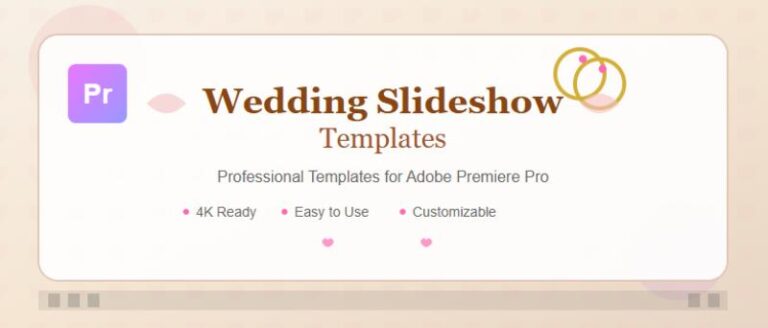 20 Free Wedding Slideshow Templates for Adobe Premiere Pro (Step by ...