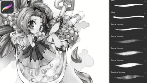 60+ Free Anime Procreate Brushes - Designbeep