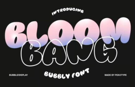 20 Playful Bubble Fonts to Add Fun to Your Designs - Designbeep