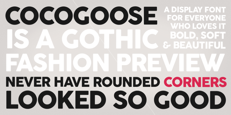 Free Font Of The Day : Cocogoose (15 Styles) - Designbeep