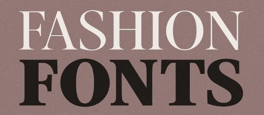 40 Free Fashion Fonts For Every Stylist (free & pre) - Designbeep