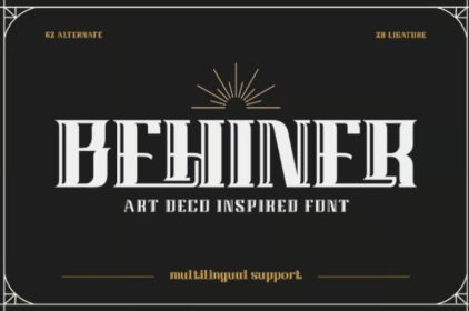 25 Gorgeous 1930s Fonts Perfect for Posters, Branding, and Invitations ...