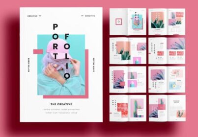 25 Free InDesign Portfolio Templates with Clean and Modern Layouts 2025 ...
