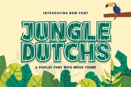 30+ Best Jungle Fonts for Wild and Adventurous Designs - Designbeep