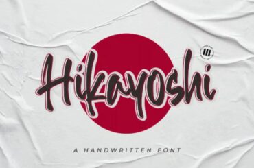 20 Beautiful Japanese Calligraphy Fonts - Designbeep