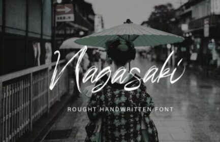 20 Beautiful Japanese Calligraphy Fonts - Designbeep