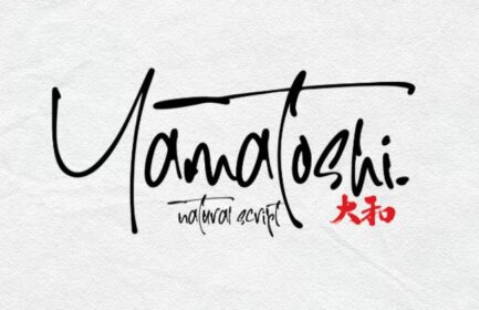 20 Beautiful Japanese Calligraphy Fonts - Designbeep