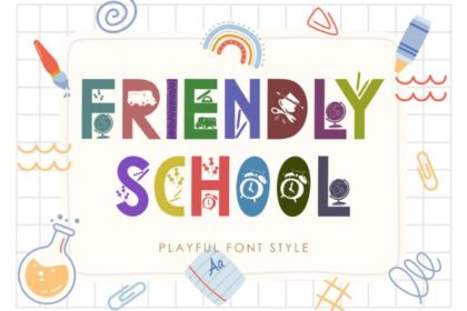 20 Free Back to School Fonts for Fun and Creative Designs - Designbeep