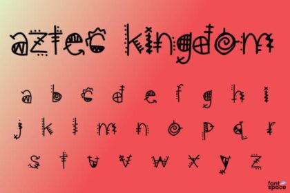 15 Free Aztec Fonts for Designers: Ancient Meets Modern Style - Designbeep