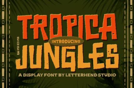 30+ Best Jungle Fonts for Wild and Adventurous Designs - Designbeep