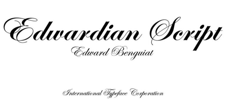 Edwardian Script Font - Free Download - Designbeep