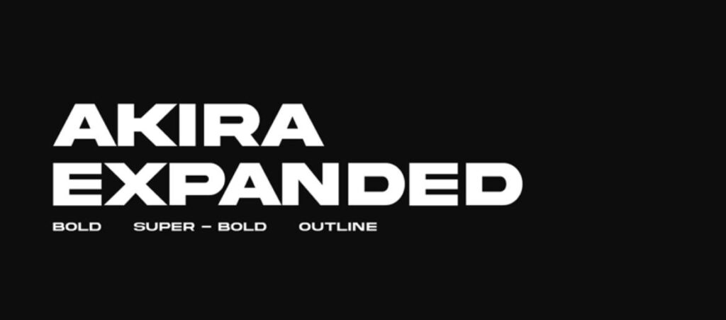 Akira Expanded Font FREE Download