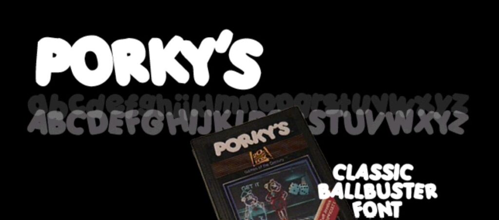 Porky's Font FREE Download